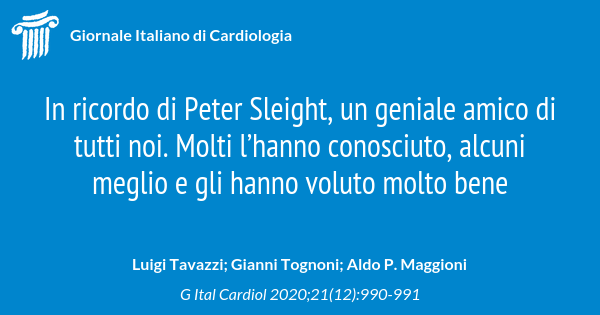 In ricordo di Peter Sleight, un geniale amico di tutti noi. Molti l ...