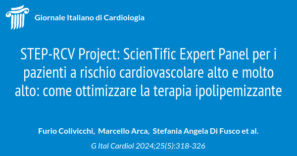 STEP-RCV Project: ScienTific Expert Panel per i pazienti a rischio ...